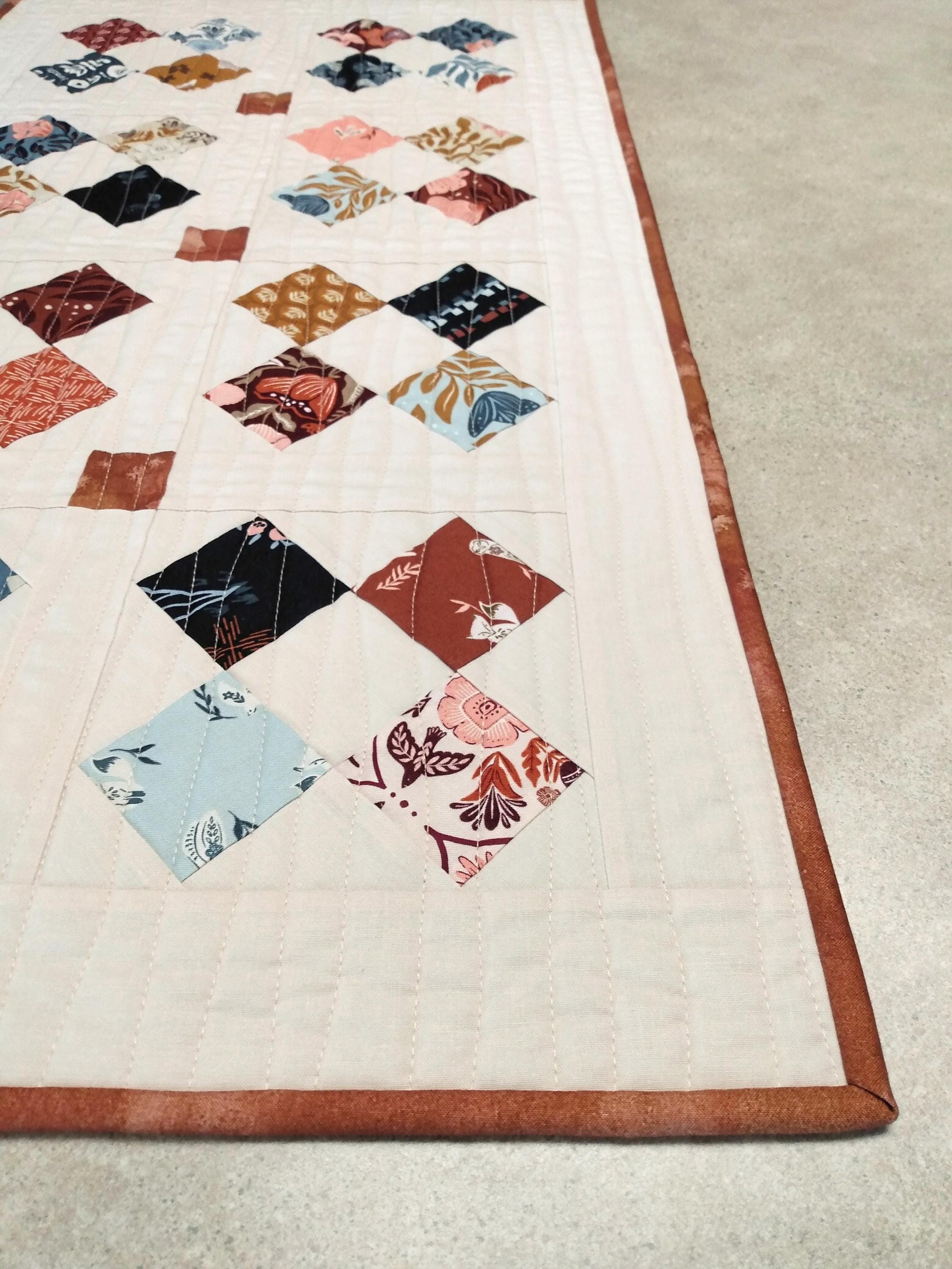 Tessa Table Runner - Simple Mini Charm Square Quilting Pattern ...