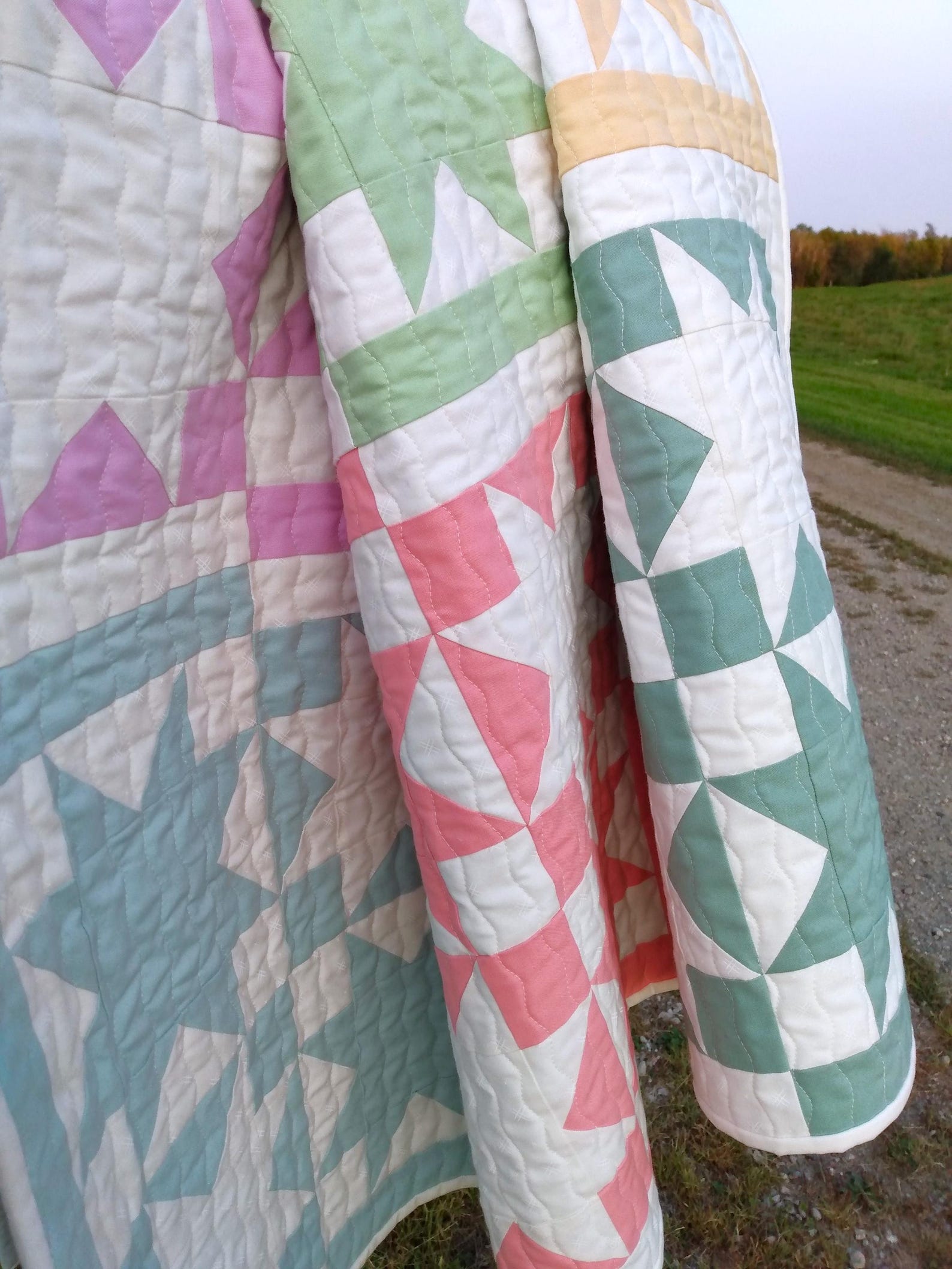 Prairie Stars Quilt Pattern - Downloadable Pdf Pattern in 2 Sizes and ...