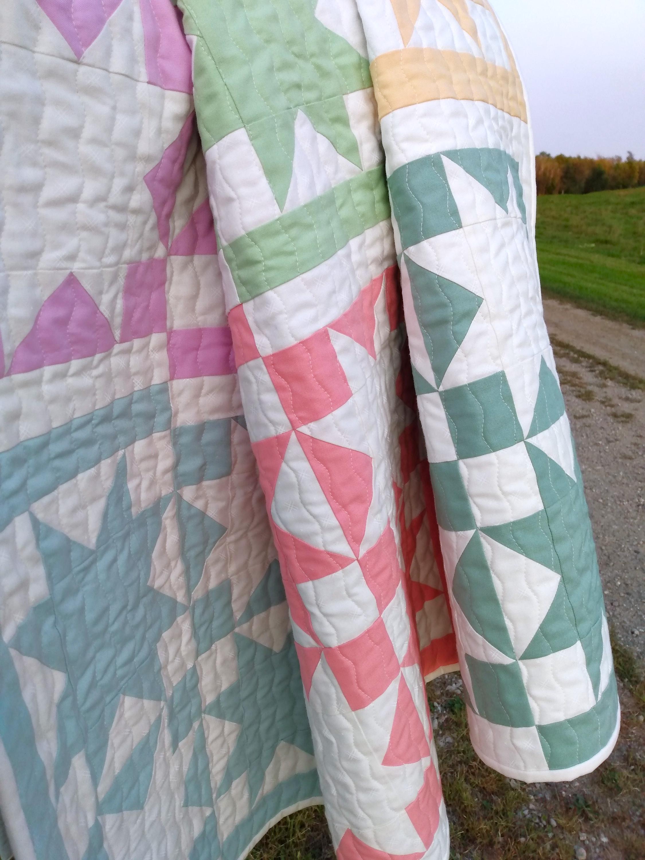Prairie Stars Quilt Pattern - Downloadable Pdf Pattern in 2 Sizes and ...