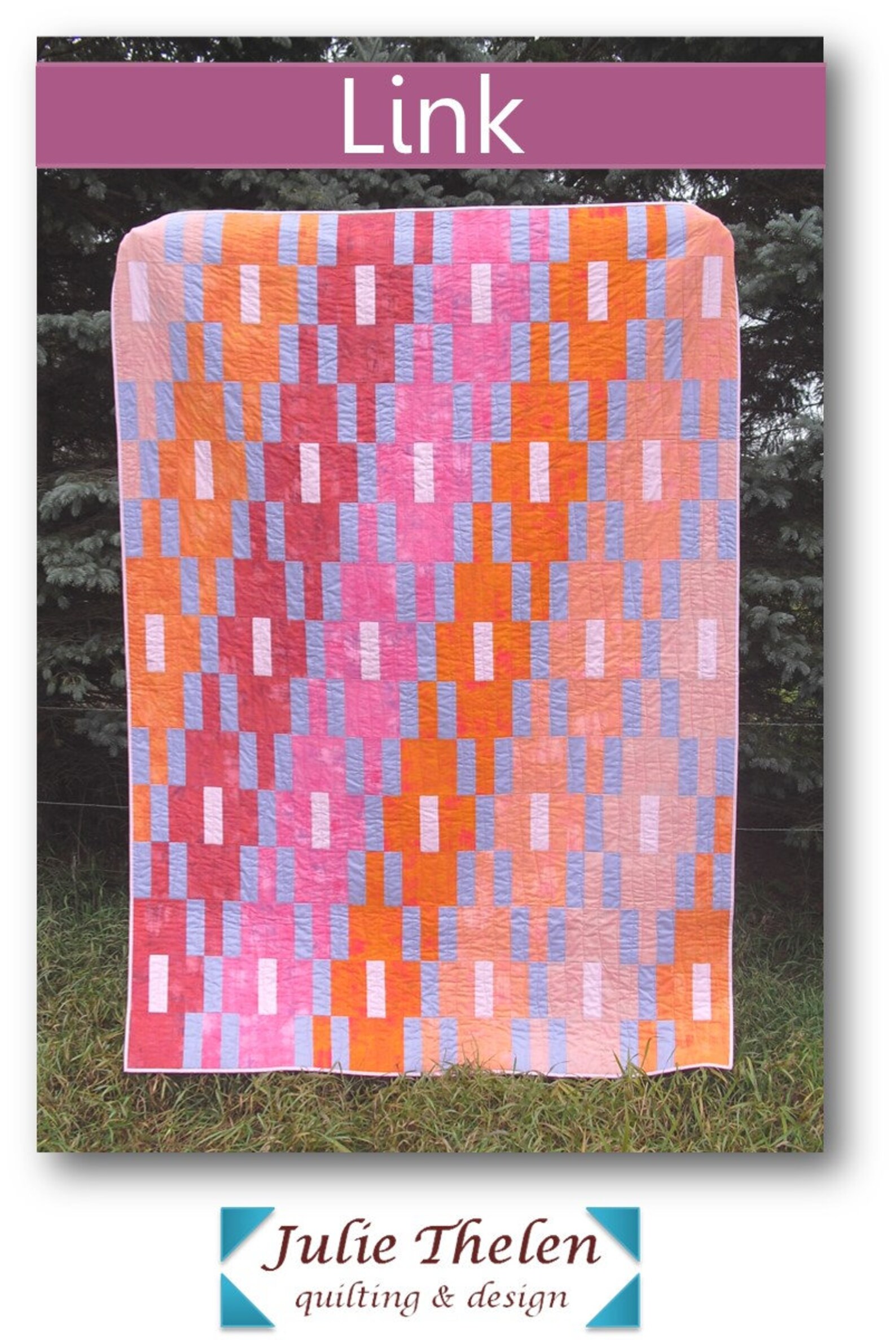 Link Quilt Pattern Downloadable PDF Twin and Throw Size - Etsy