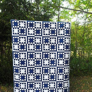 Prairie Stars Quilt Pattern - Downloadable Pdf Pattern in 2 Sizes and ...