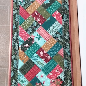 Pdf Table Runner Pattern Using 5 Inch Precuts or Scraps - Tillie Table ...