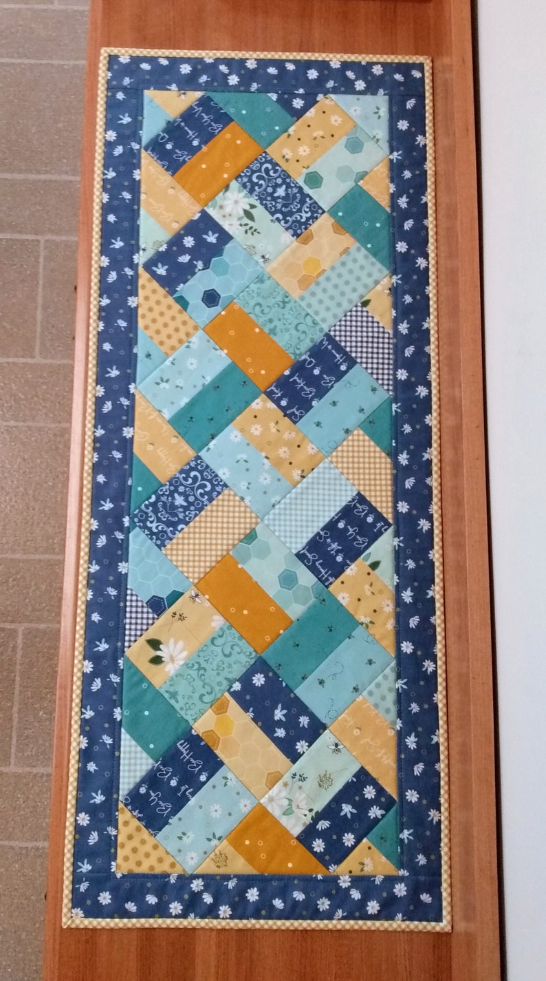 Instant Download Patchwork Table Runner Pattern for Charm Pack - Etsy