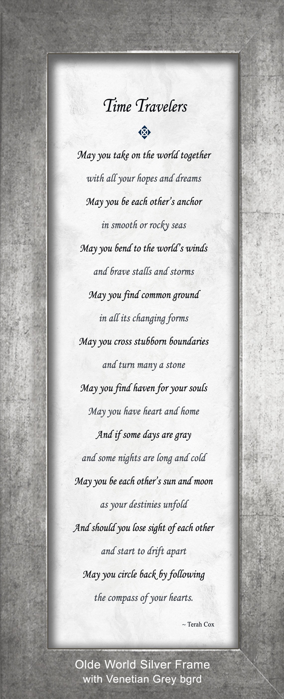 TIME TRAVELERS - Wedding, Commitment Poem by Terah Cox - Etsy