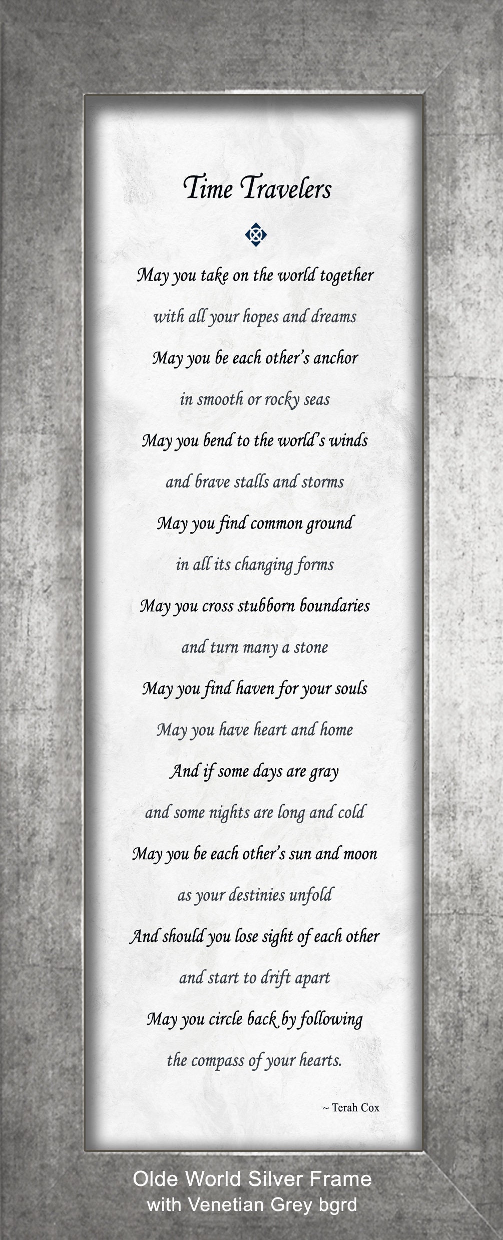 TIME TRAVELERS - Wedding, Commitment Poem by Terah Cox - Etsy