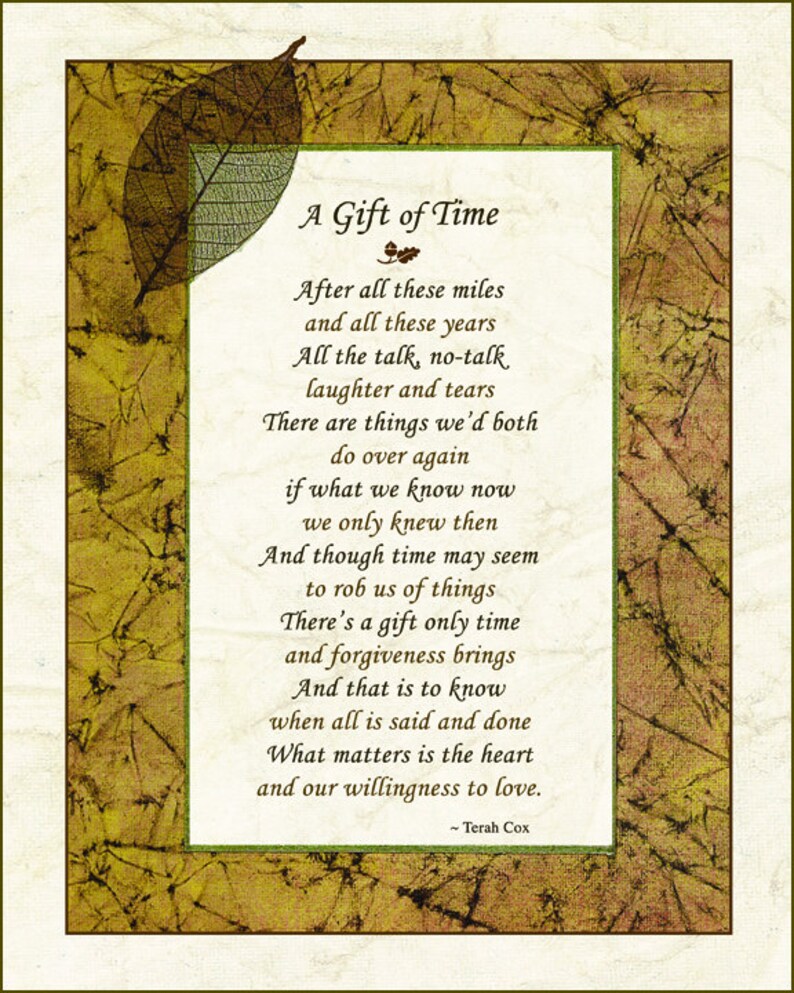 GIFT OF TIME, by Terah Cox - Etsy