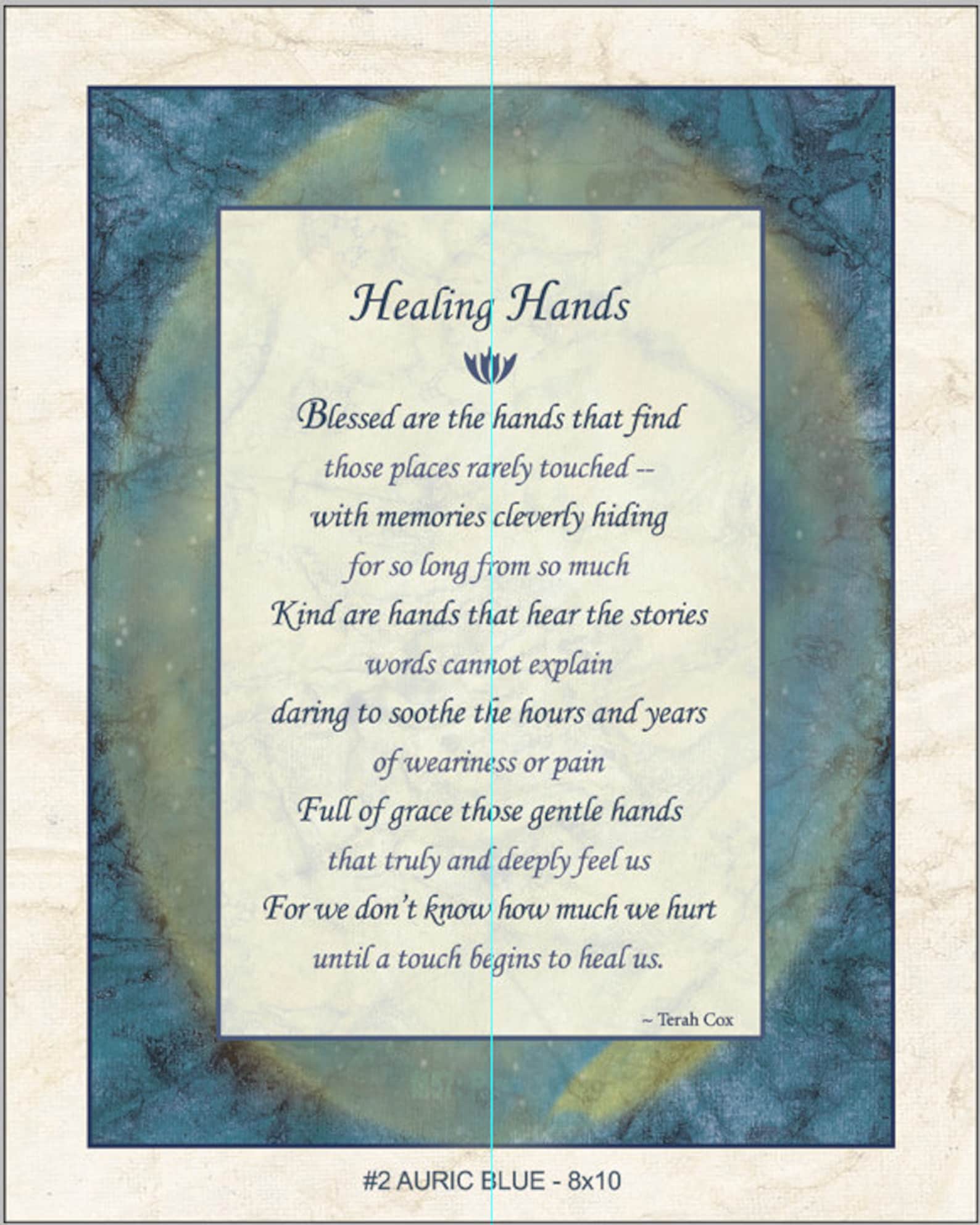 HEALING HANDS, by Terah Cox (healer, Massage Therapist Poem) - Etsy