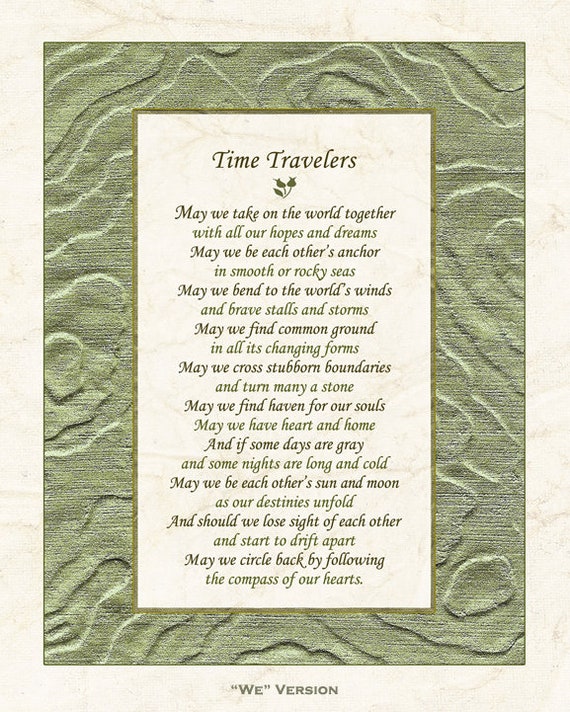 Take Time Poem