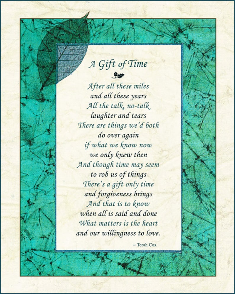 GIFT OF TIME, by Terah Cox - Etsy