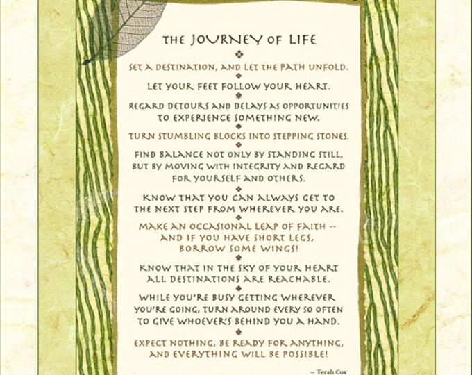 JOURNEY OF LIFE, by Terah Cox (birthday, Grads, Dreams, Inspirations ...