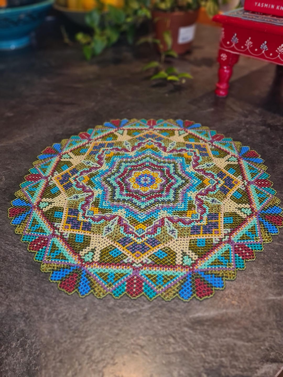 Beautiful Handmade Glass Table Mat. - Etsy