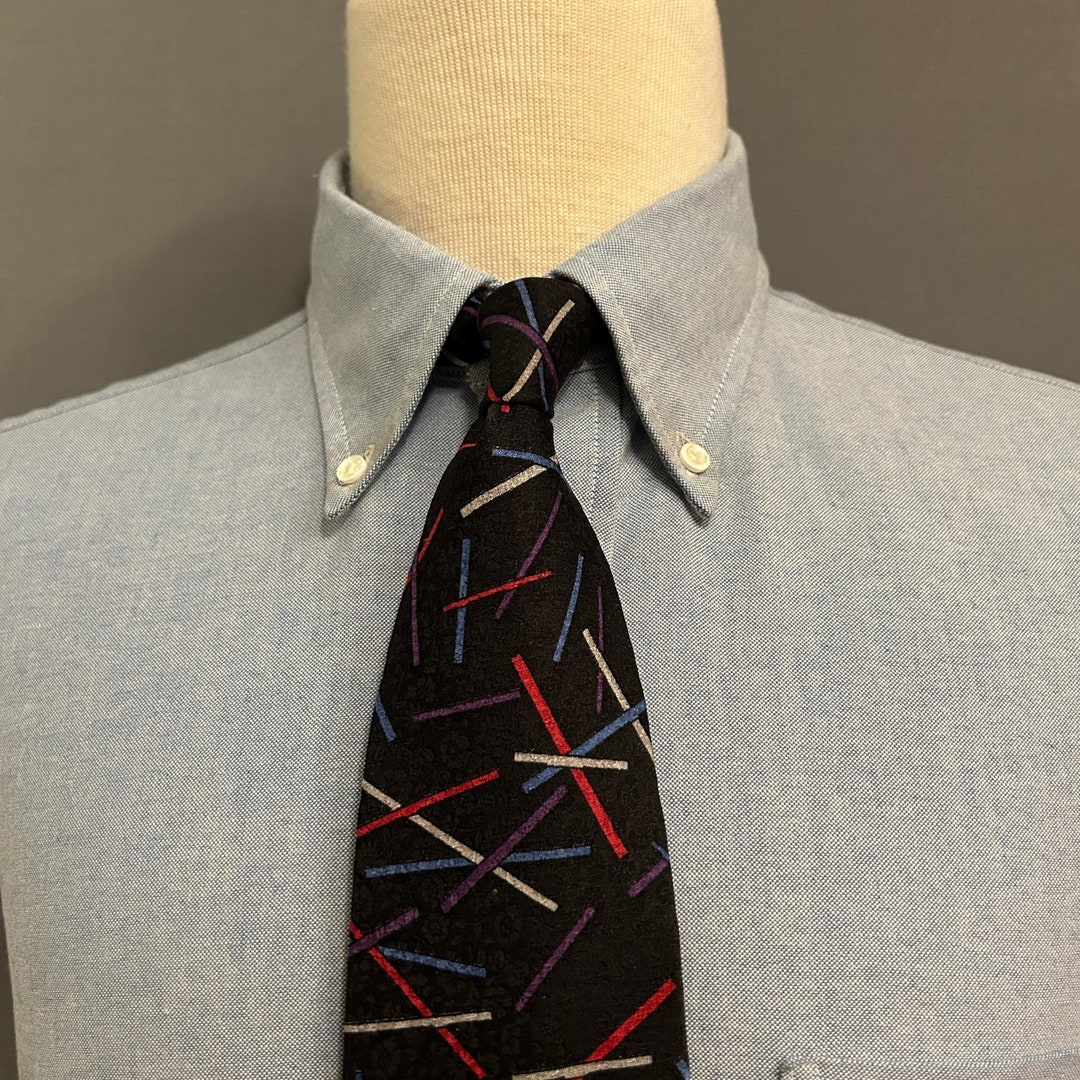 1990s Christian Dior Pick up Sticks Pattern Men's Italian Silk Tie - Etsy