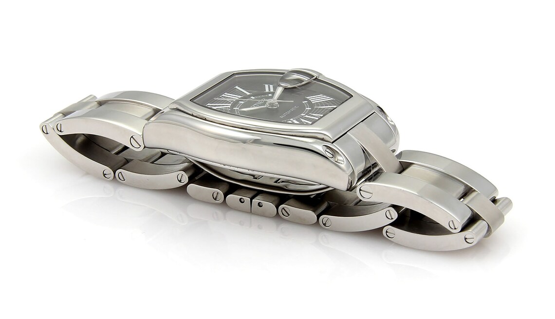 15464 - Cartier Roadster Automatic Stainless Steel Men's Wrist Watch - Etsy