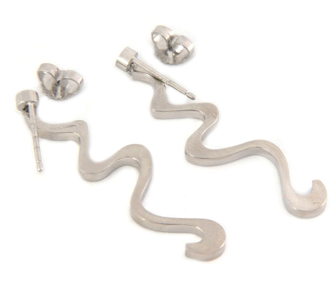 26338 Tiffany & Co. Frank Gehry Equus Diamond 18k White Gold Long Wave ...