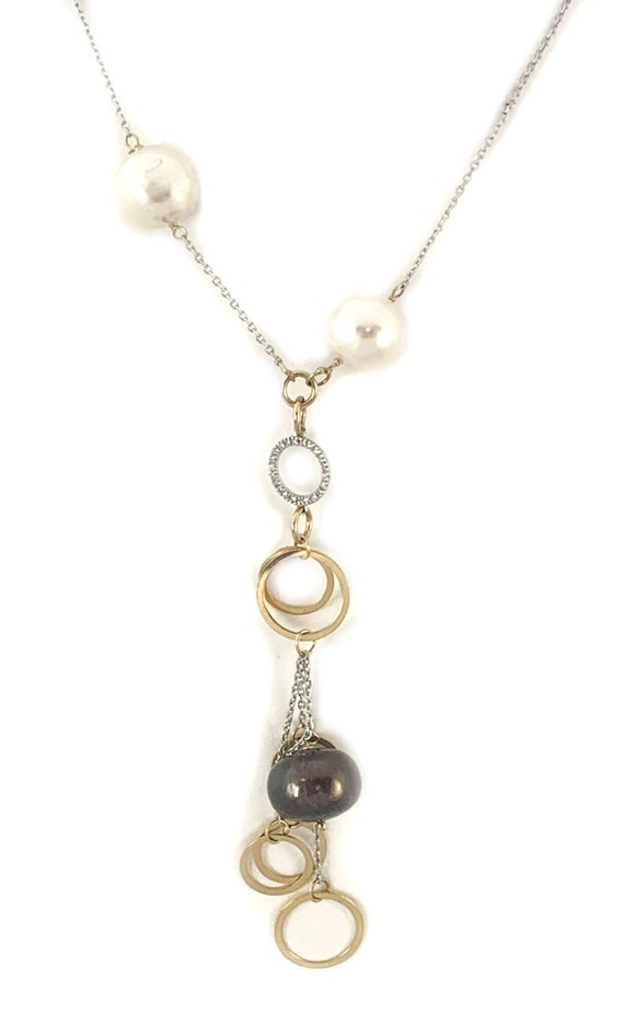 lunga collana in perle - Gem
