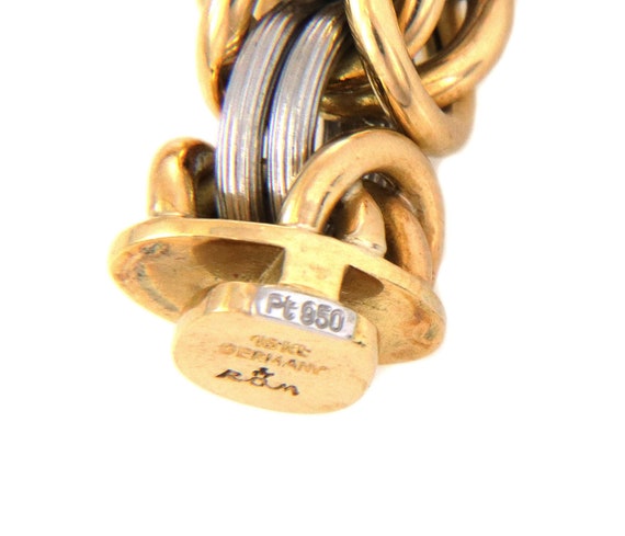 26839 - Rom Germany 18k Yellow Gold & Platinum 9mm B… - Gem