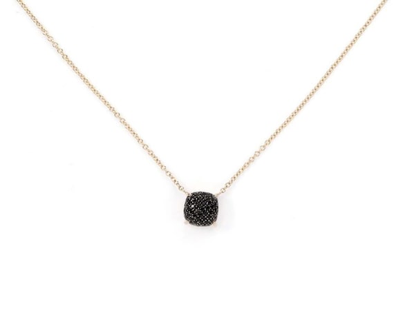 Black spinel necklace tiffany store