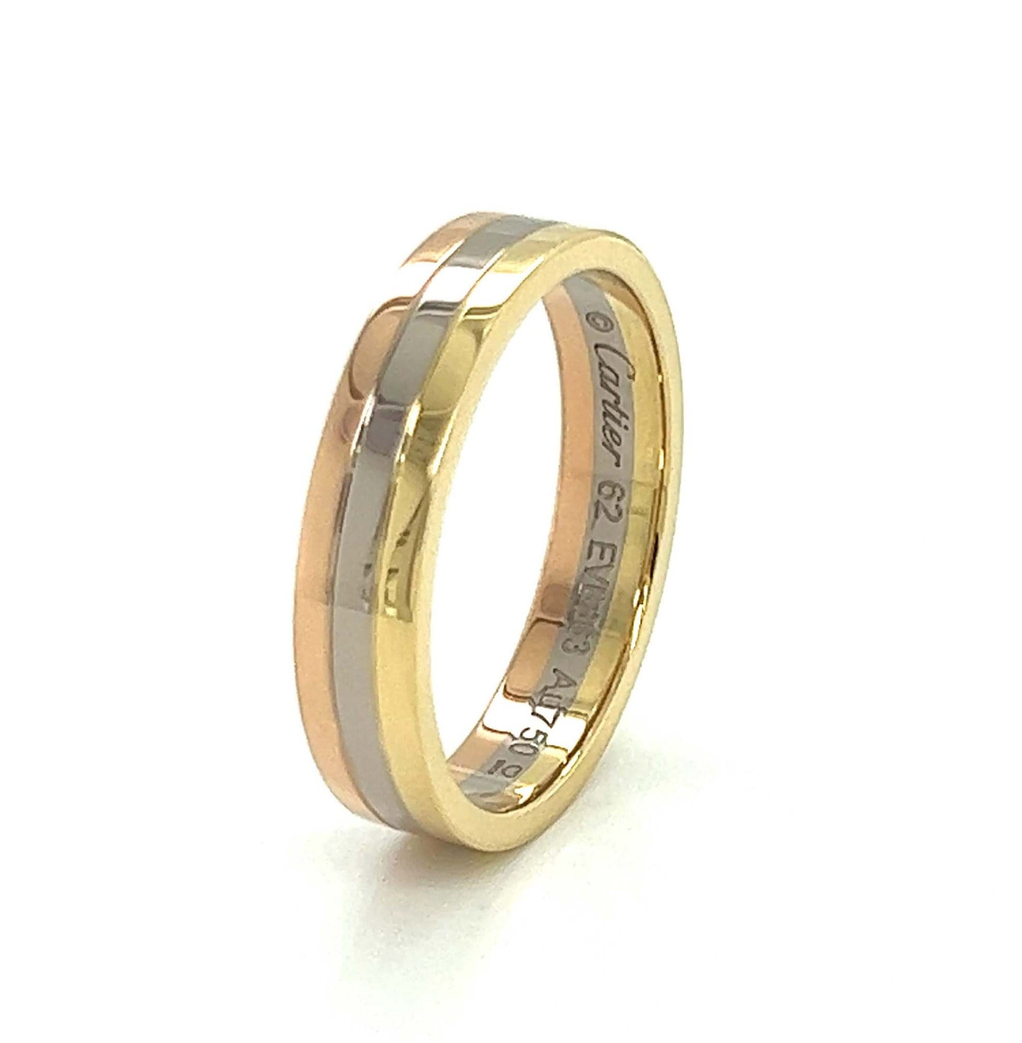 25746 - Cartier Vendome Louis Cartier 18k Tri-color Gold 4.8 25746 - Cartier Vendome Louis Cartier 18k Tri-color Gold 4.8
