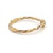 26932 - Cartier Trinity Ruby 18k Tricolor Gold Twisted Wire Band Ring ...