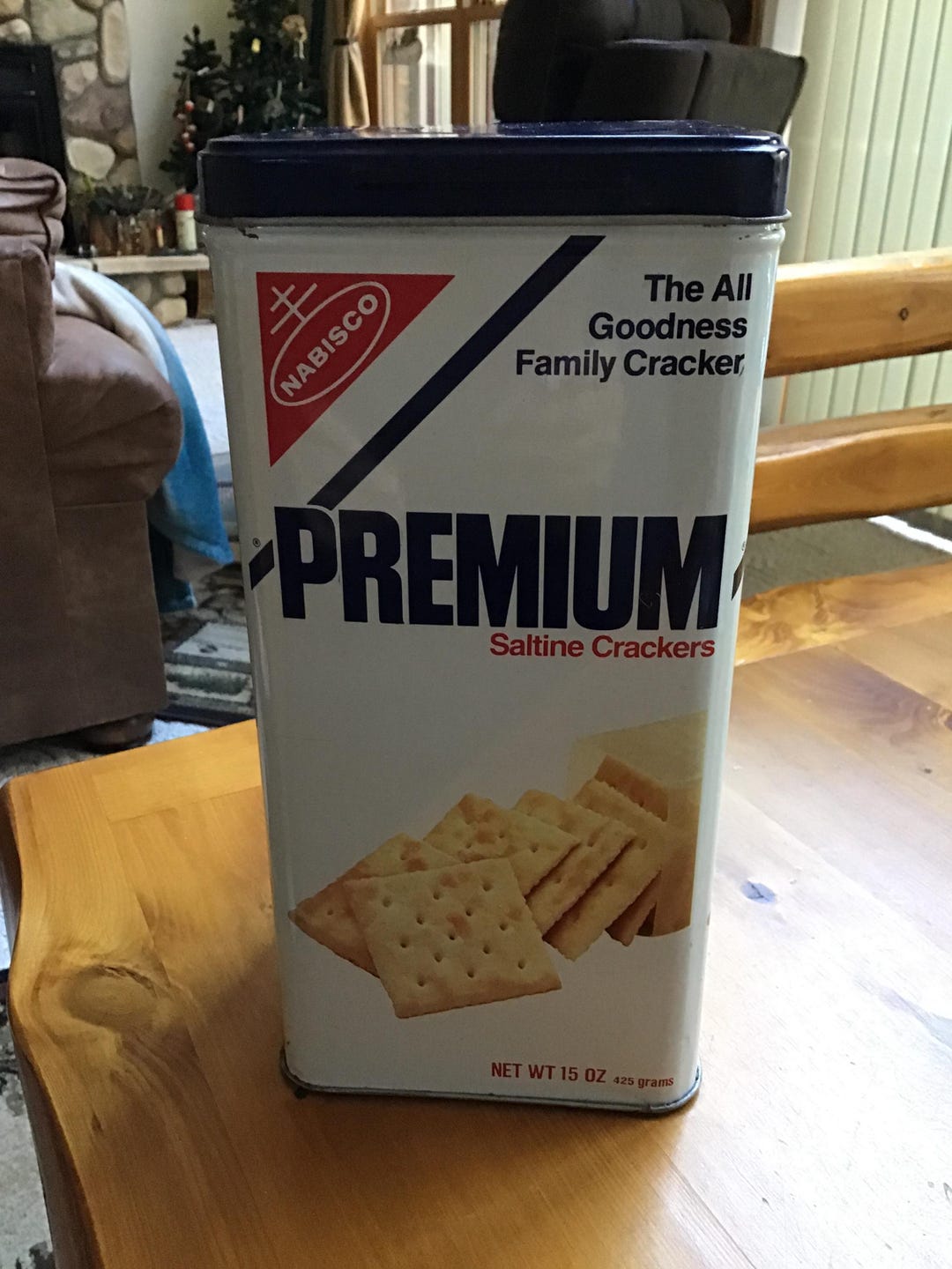 Vintage Premium Saltine Cracker Tin From 1978 - Etsy