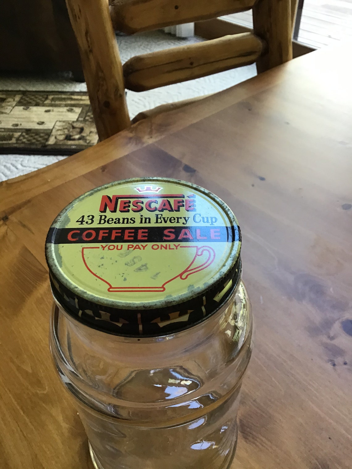 Vintage Nescafé Coffee Jar From the 1960s - Etsy