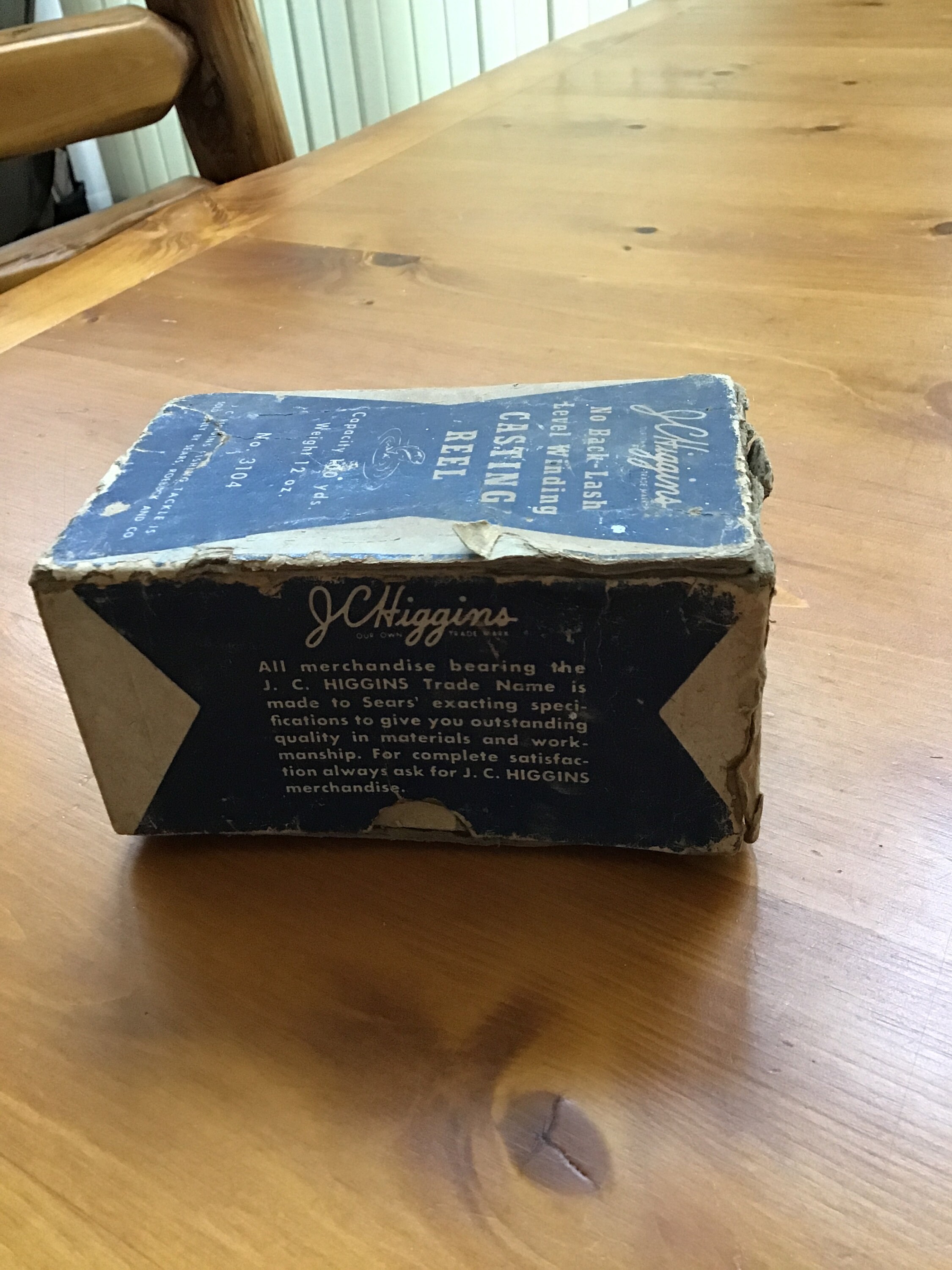 Vintage JC Higgins Reel With Original Box From 1940s - Etsy