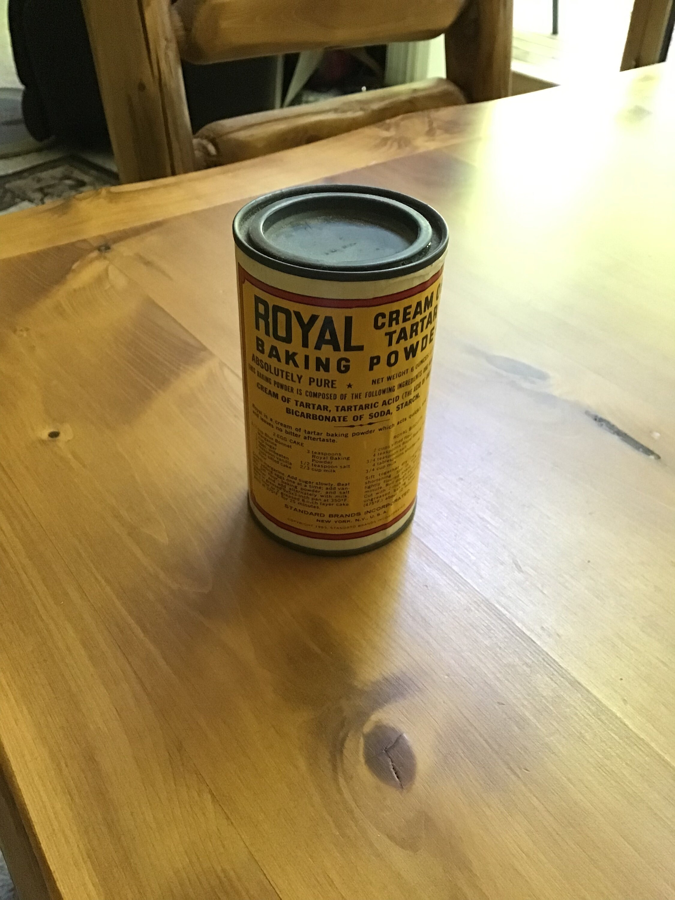Vintage Royal Baking Powder Canister From 1963 - Etsy
