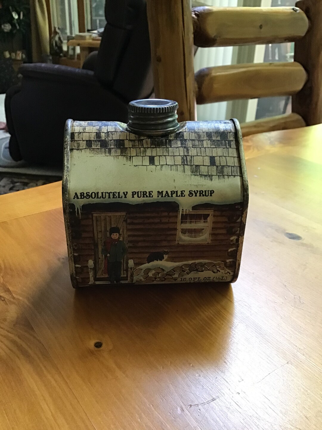 Vintage Maple Vermont Maple Syrup Tin From 1984 - Etsy