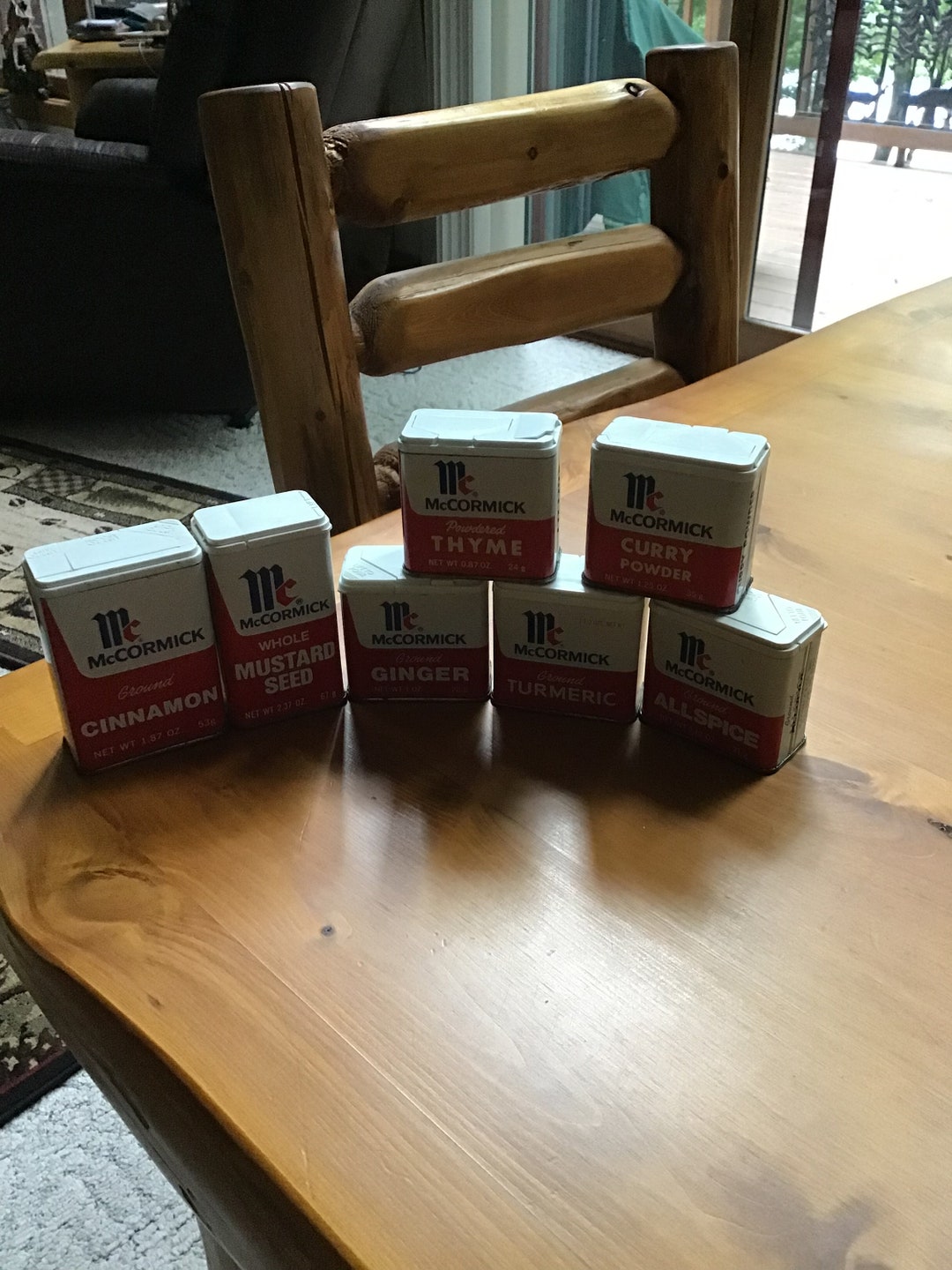 Vintage Mccormick Spice Tins From the 1970’s - Etsy