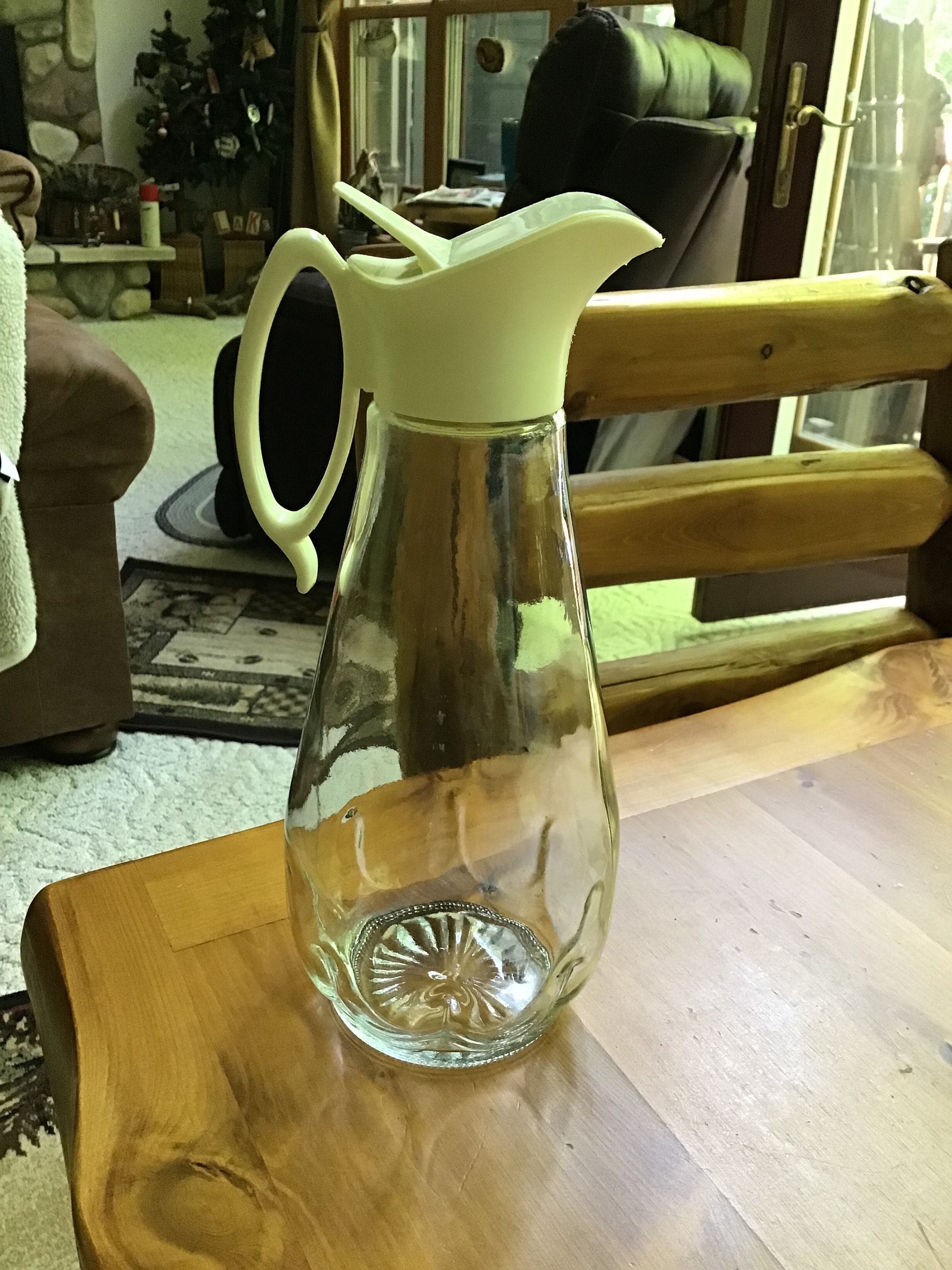 Vintage Log Cabin Syrup Pitcher From the 1970s - Etsy
