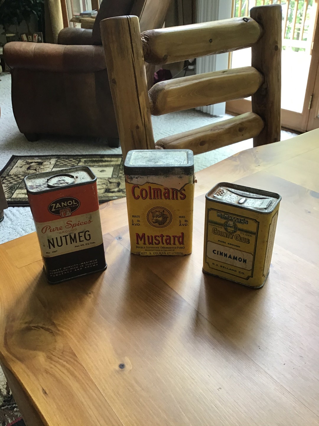 Vintage Spice Cans With Paper Labels From the 1930s - Etsy