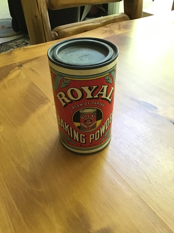 Vintage Royal Baking Powder Canister From 1963 | Etsy