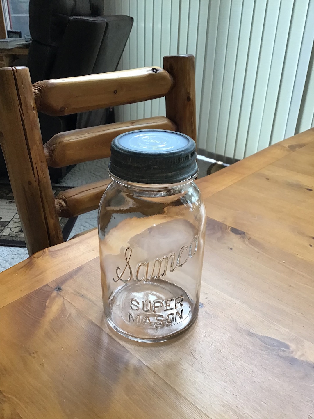 Vintage Samco Super Mason Quart Canning Jar From 1940’s - Etsy