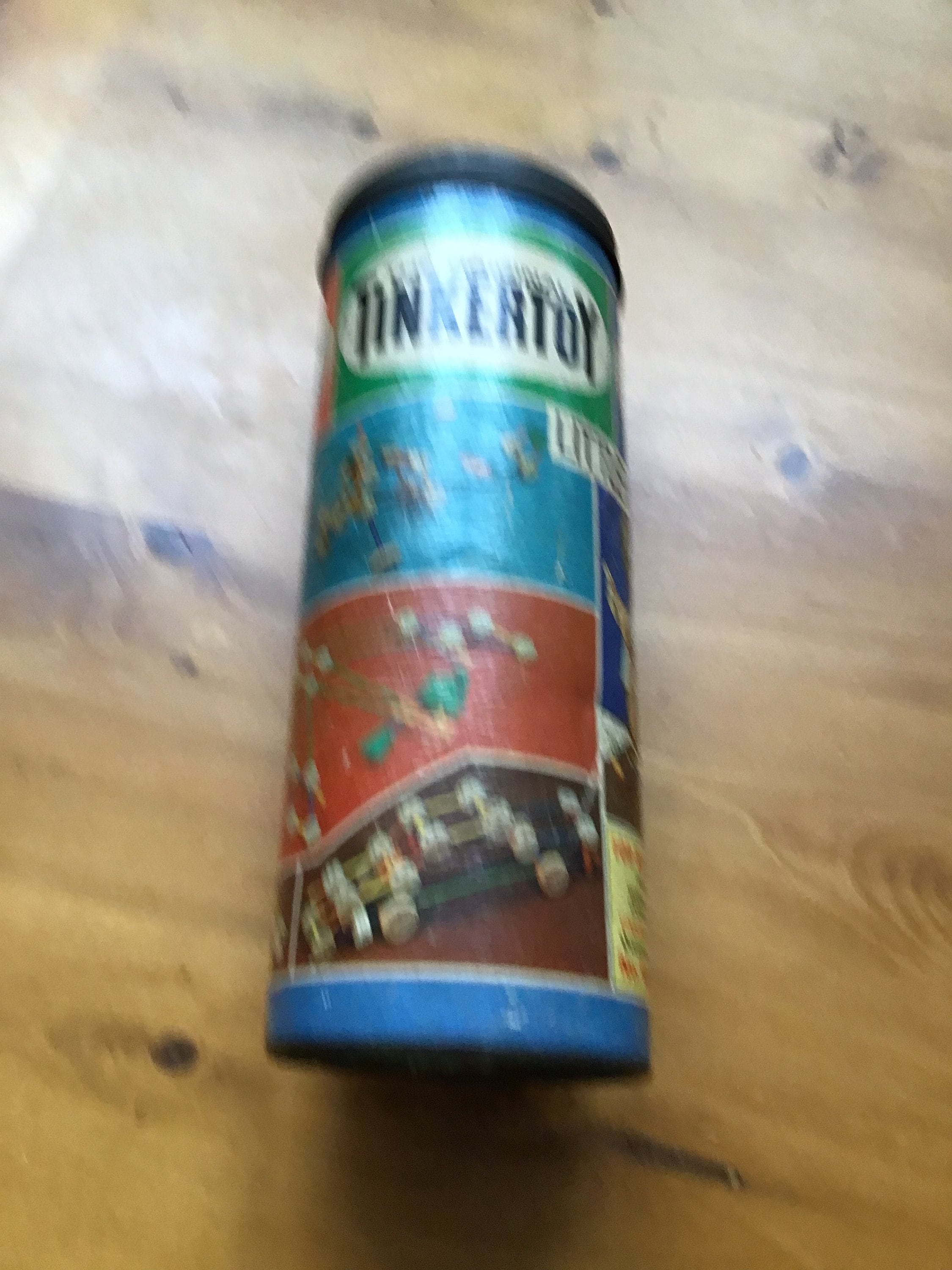 Vintage Tinker Toy Container With 37 Pieces From 1940s - Etsy