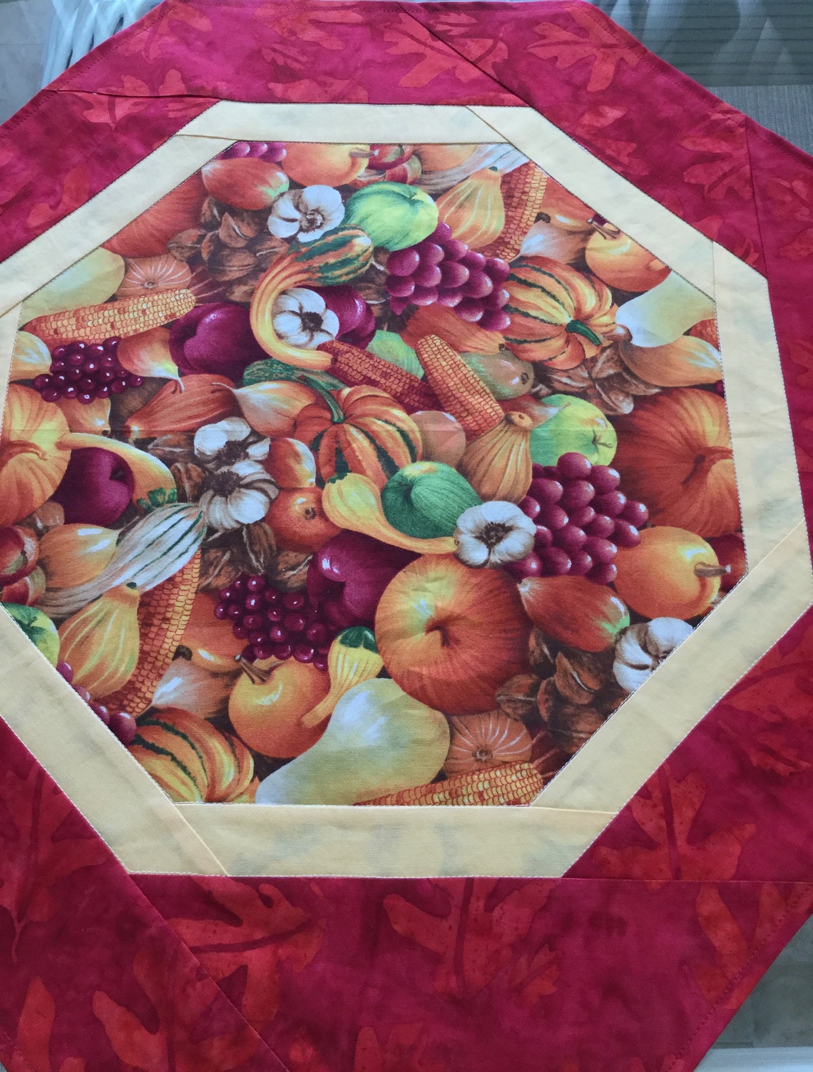 Table Topper Centerpiece Decor Reversible Table Mat - Etsy