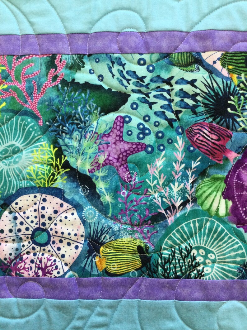 Quilted Placemats Under the Sea Mats Nautical Placemats - Etsy