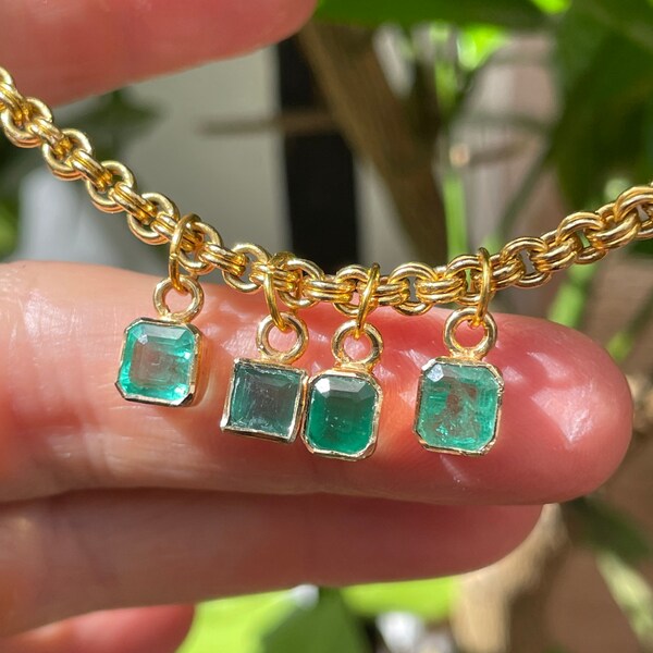 Emerald Charms - Etsy