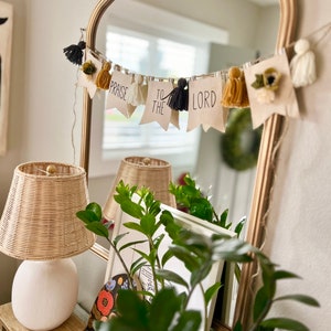 Praise to the Lord Banner - Christian Decor - Scripture - Encouraging ...