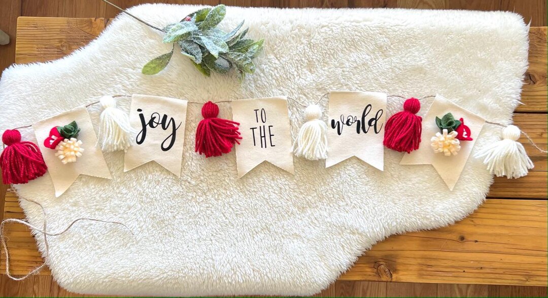 Joy to the World Banner - Etsy