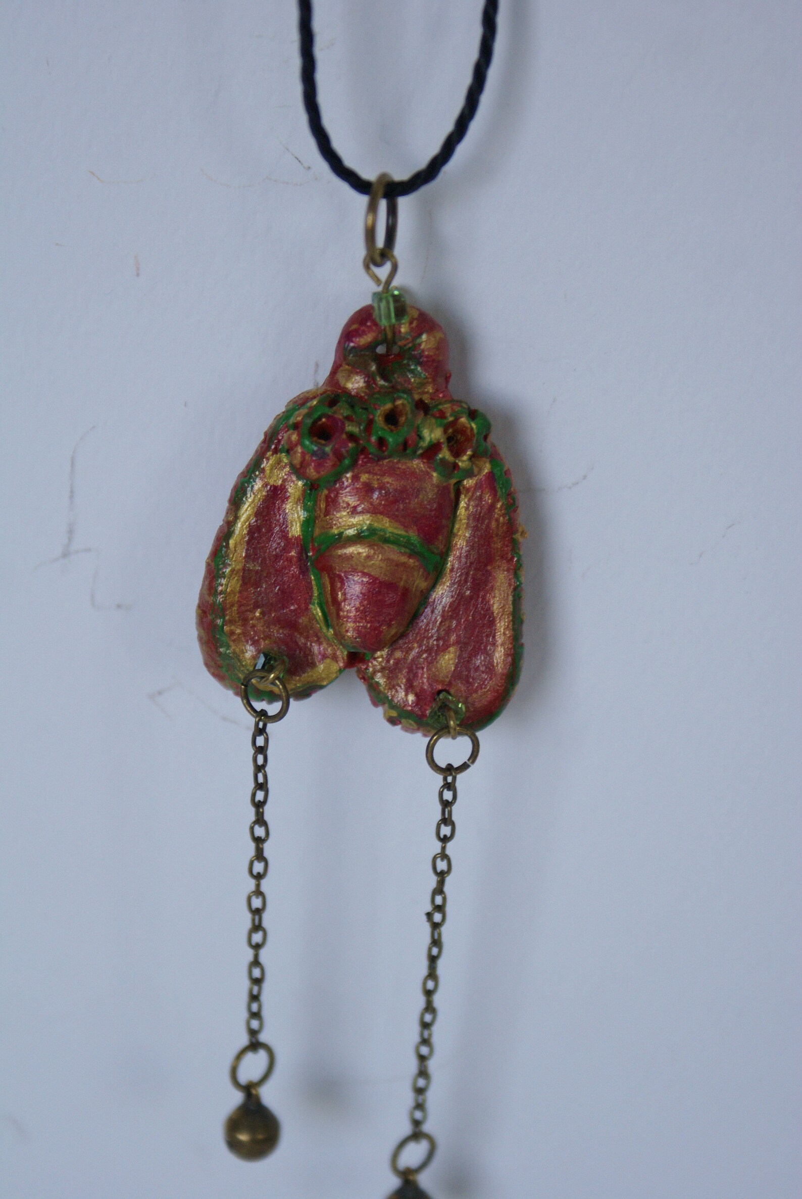 Ceramic Handmade Pendant, Phallus, Greek-roman Phallic Charm Talisman ...