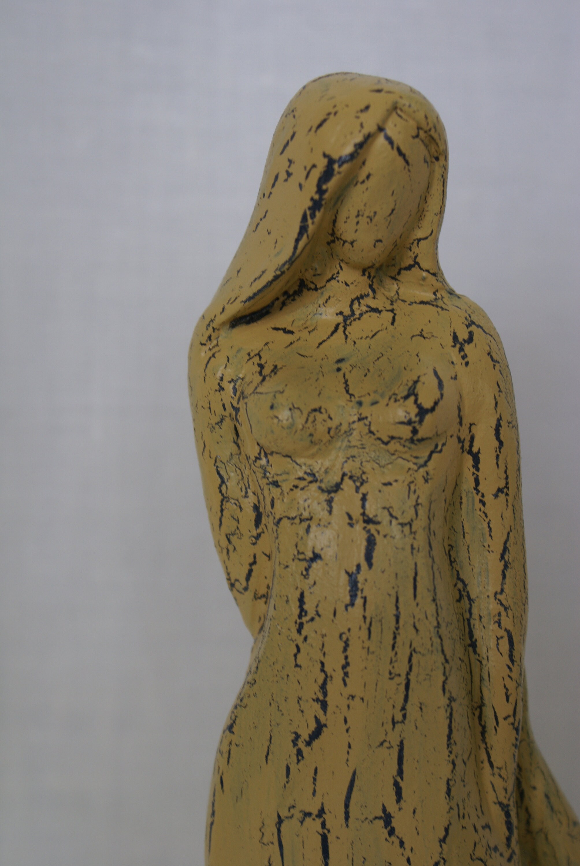 Female Figure "standing Woman", Modern Figurative Ceramic Artwork ...