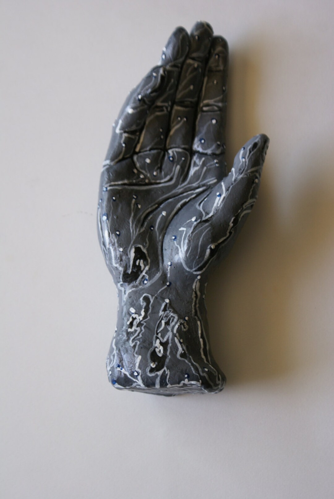 Ceramic Statuette "inner Hand Touch", Modern Sculpture, Unique Art Item ...