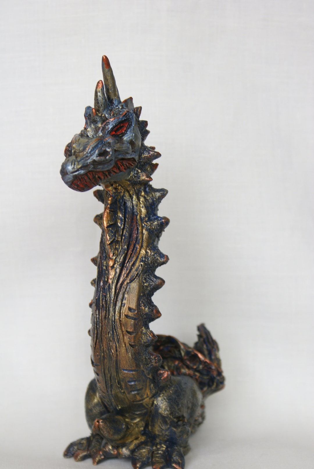 Dragon With Erected Phallus Ceramic Figurine, Home Decoration, Hand ...