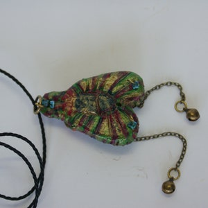 Ceramic handmade pendant, phallus, greek-roman phallic charm talisman ...