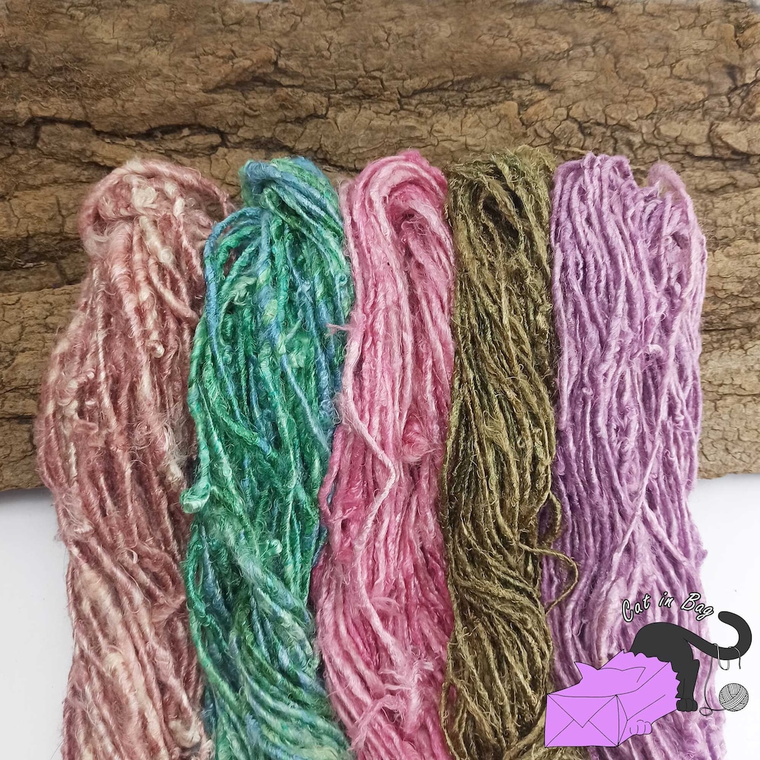 100 Gr of Banana Cotton Yarn, 100% Vegan Yarn, Art Yarn, Plant Origin ...