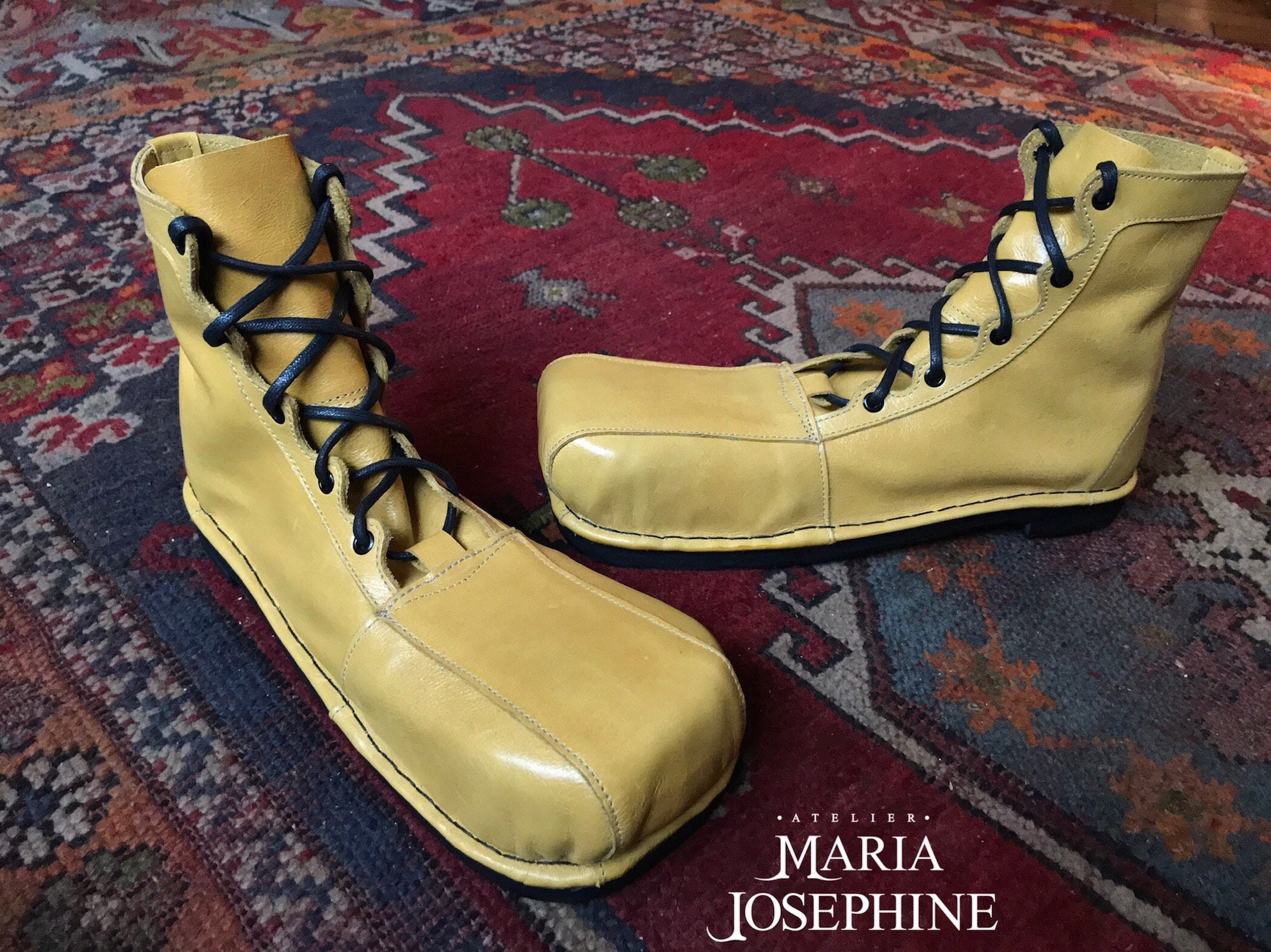 Handmade Leather Clown Shoes - Mod.75 - Etsy