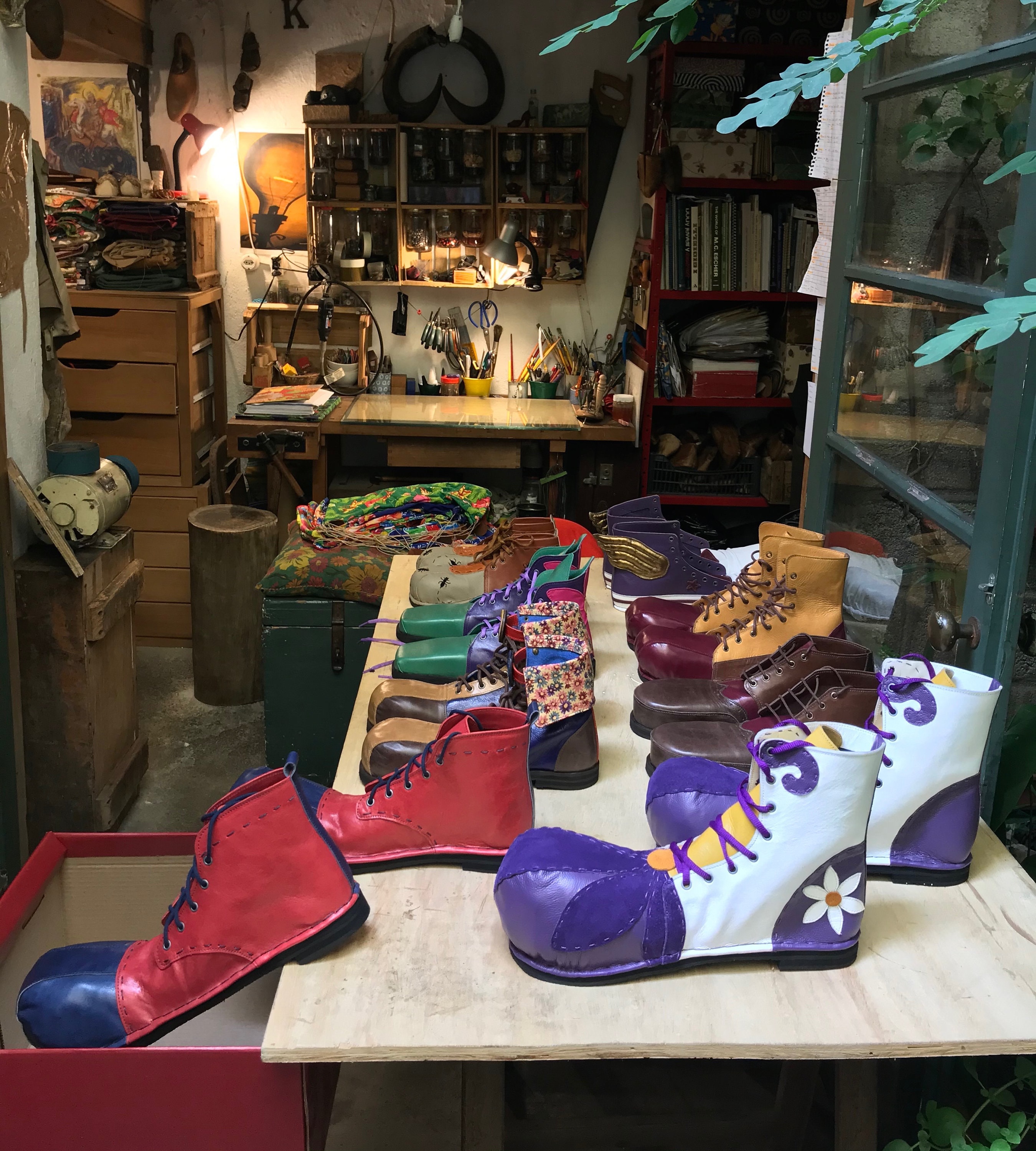 Handmade Leather Clown Shoes Mod.56 - Etsy