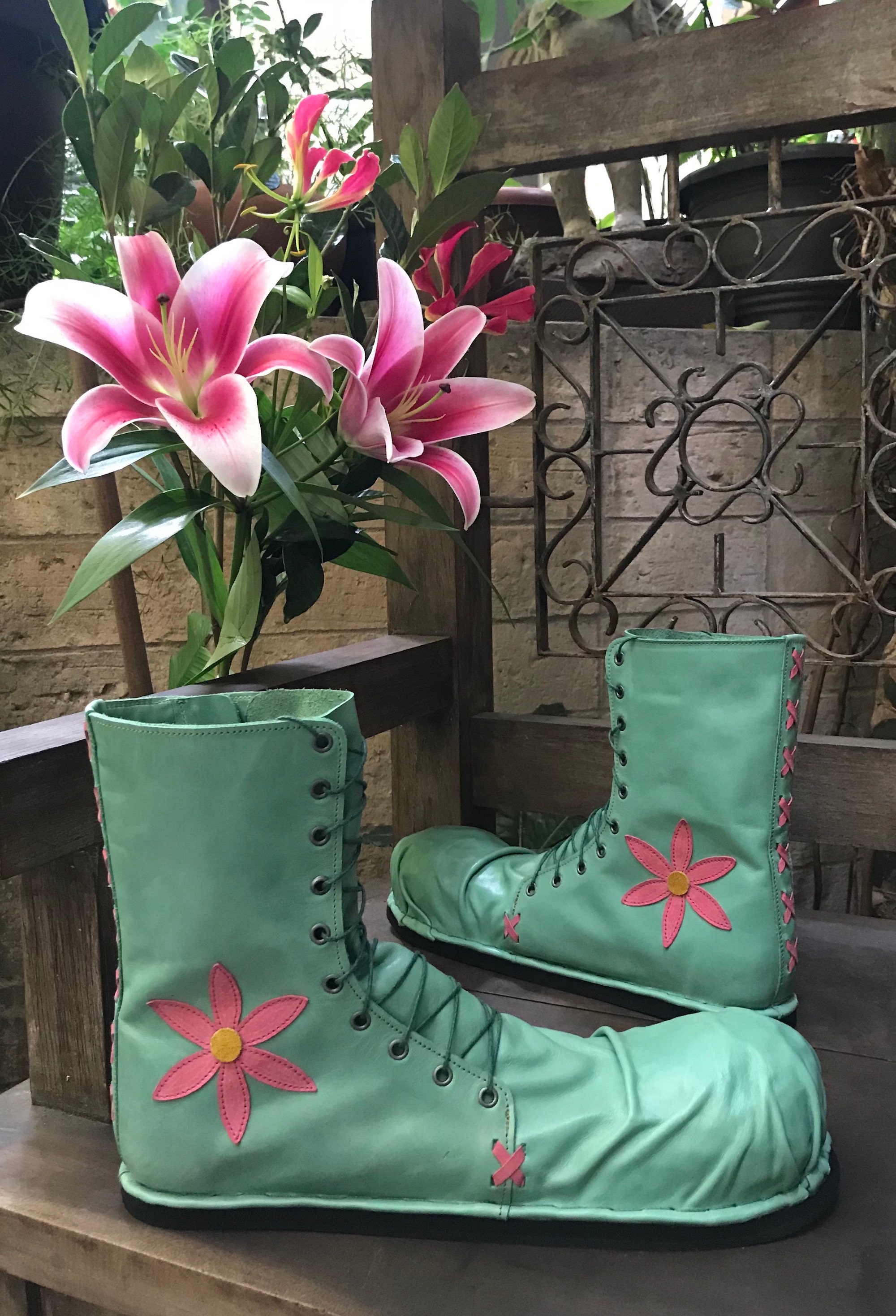 Handmade Leather Clown Shoes - Mod.42 - Etsy