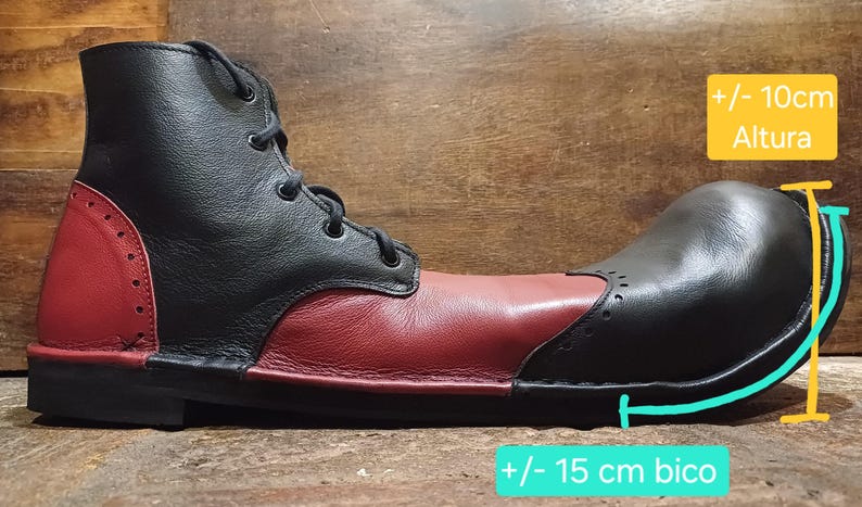 Handmade Leather Clown Shoes - Mod.86 - Etsy