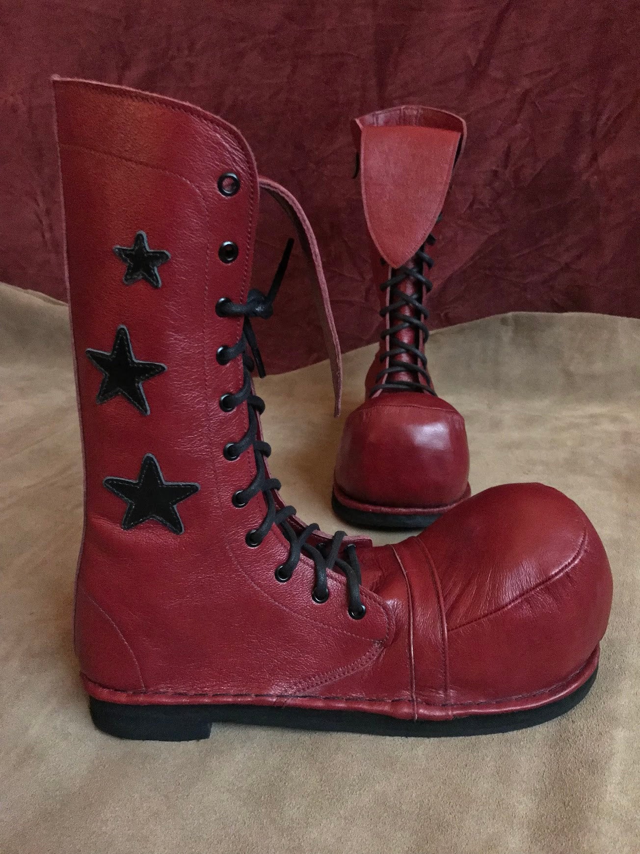 Handmade Leather Clown Shoes - Mod.80 - Etsy